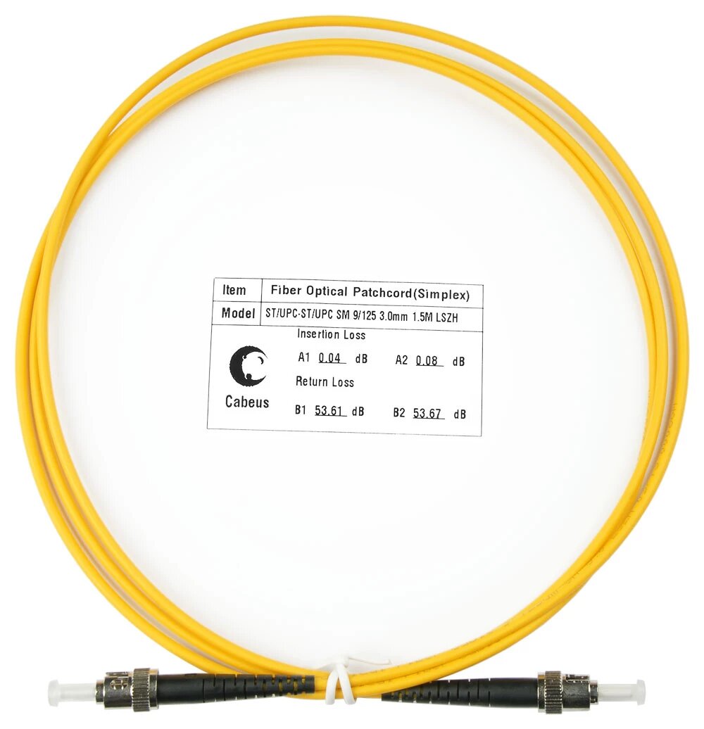 Патч-корд Cabeus 1.5м (FOP(s)-9-ST-ST-1,5m)
