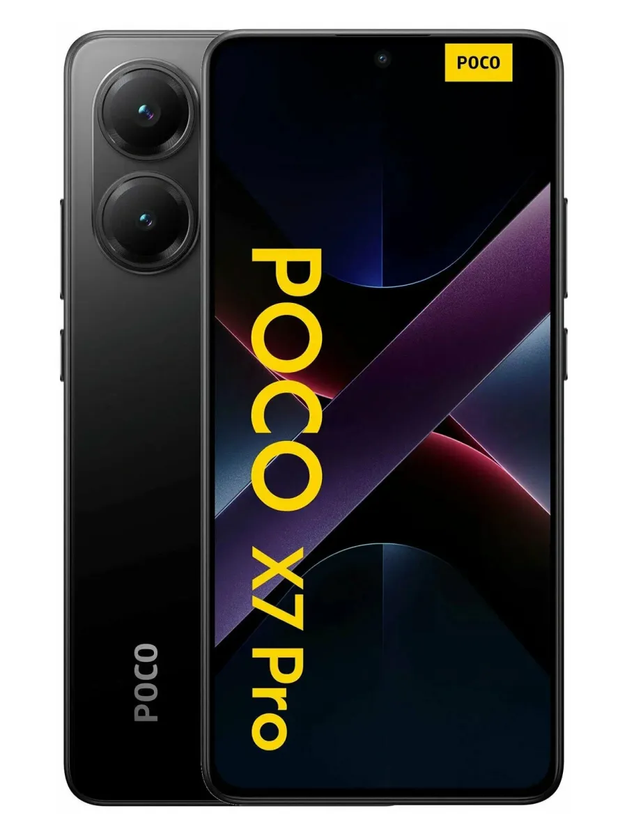 Смартфон Xiaomi POCO X7 Pro, 8 Гб/256 Гб, AMOLED, 50Мп, Black чёрный Global