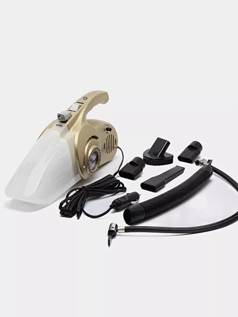 Автомобильный пылесос ручной c компрессором