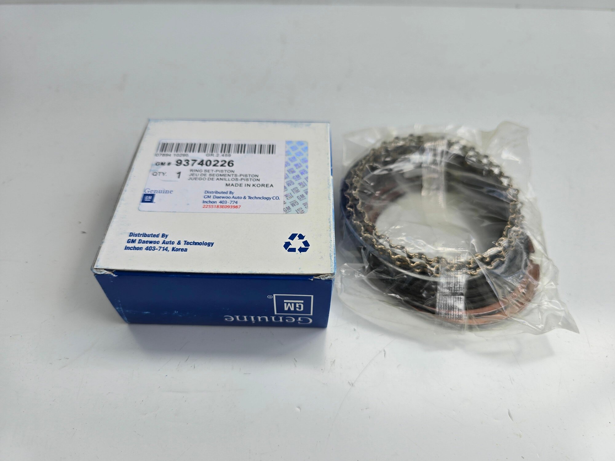 Кольца поршневые 0.25 F16D3 (комплект на 4 поршня) Лачетти, Круз, Ланос, Нубира