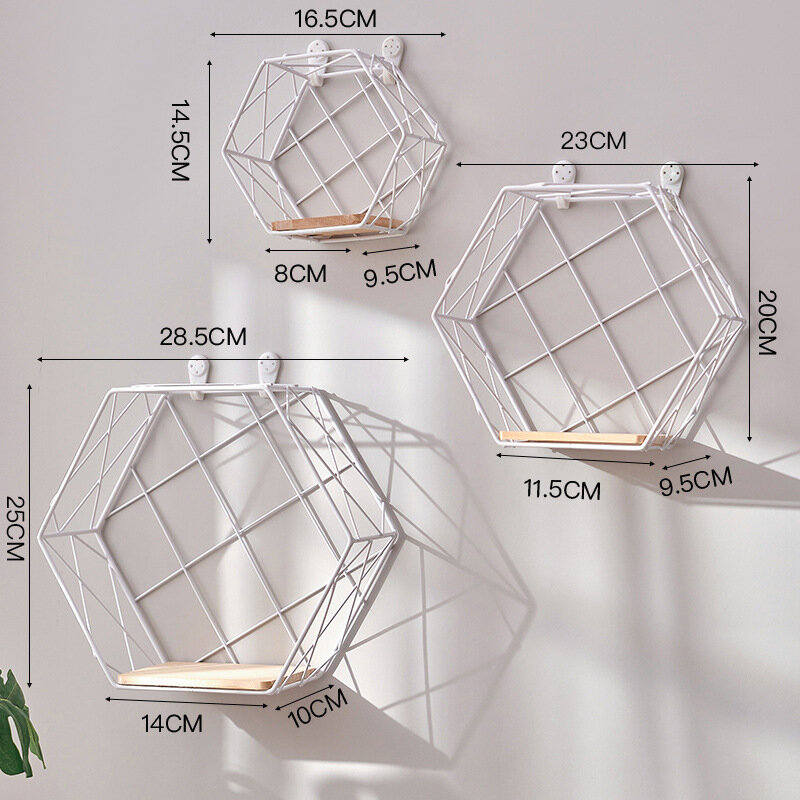 Настенный стеллаж для хранения вещей Креативная мебель для дома