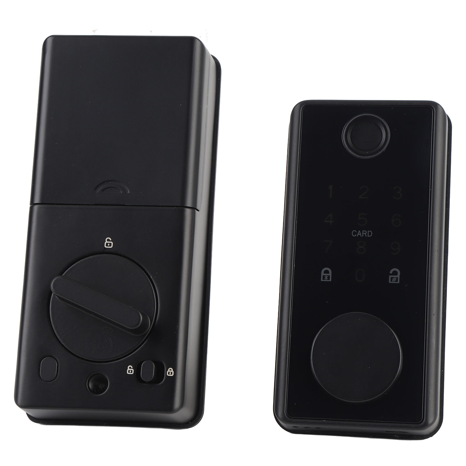 Умный дверной замок с отпечатком пальца и паролем Key APP Card 5 способов разблокировки Электронный биометрический дверной замок для Tuya