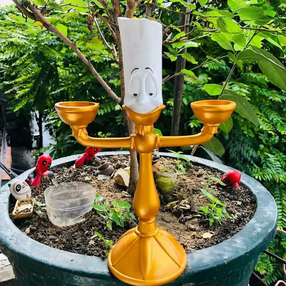 Светильник-канделябр "Люмьер", украшение настольное интерьерное, цвет светильника люмьер