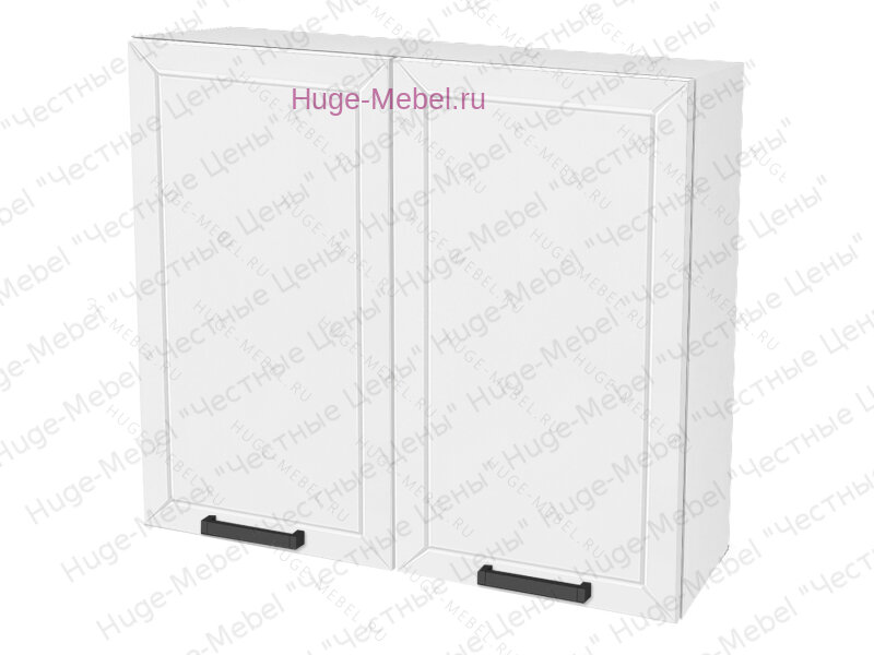 Кухонный шкаф верхний навесной 800 Альфа (белый) Huge Mebel . Ширина 800 Высота 716. Кухонные шкафы