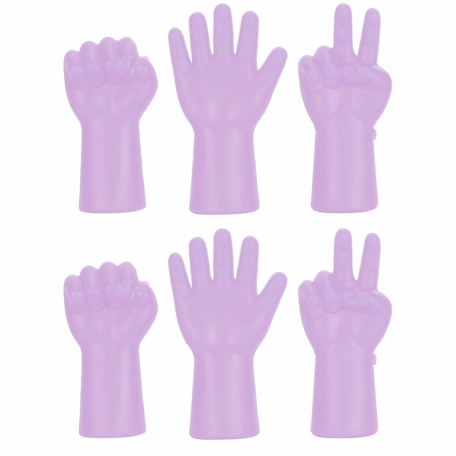 6 шт, нескользящий колпачок для свитера, протектор для вязания, предотвращает падение игл, аксессуары (фиолетовый)