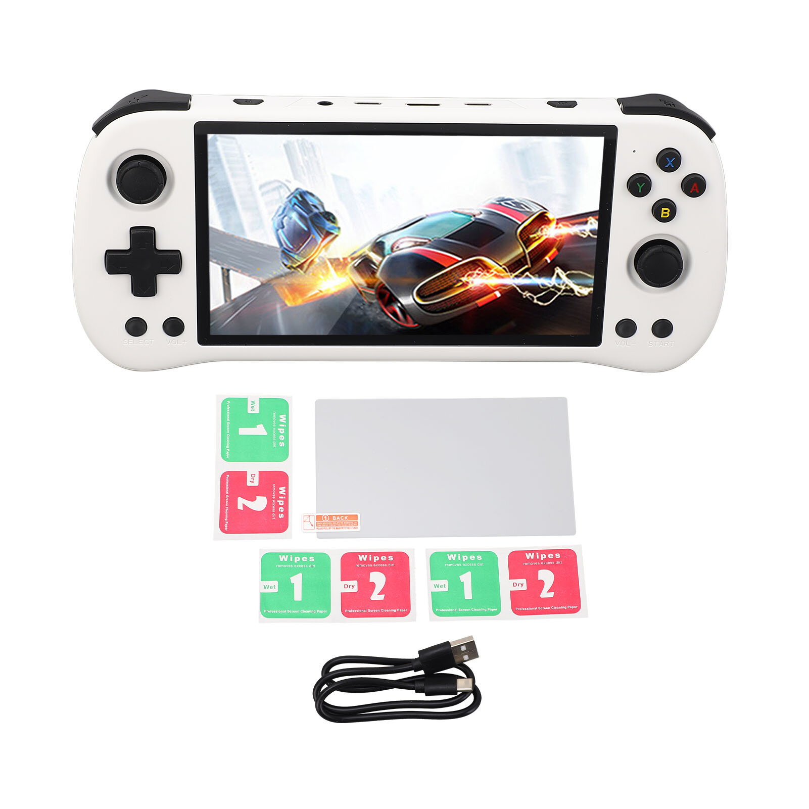 X55 Handheld Game Console 5.5 Inch IPS Screen Support More Than 30 Simulators Portable Player for Kids Built in POS System