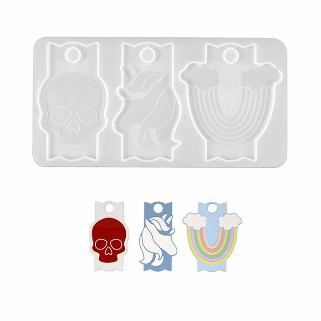 Силиконовая форма-закладка для рюкзака с именной табличкой своими руками 3827-Тип 3