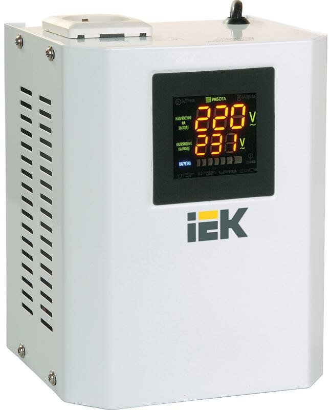 Стабилизаторы напряжения IEK серии Boiler, 0.5 кВА, для котлов