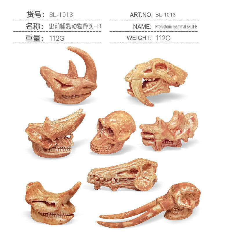 Удивительный декор черепа динозавра для детей для воображаемых археологических исследований, кость животного