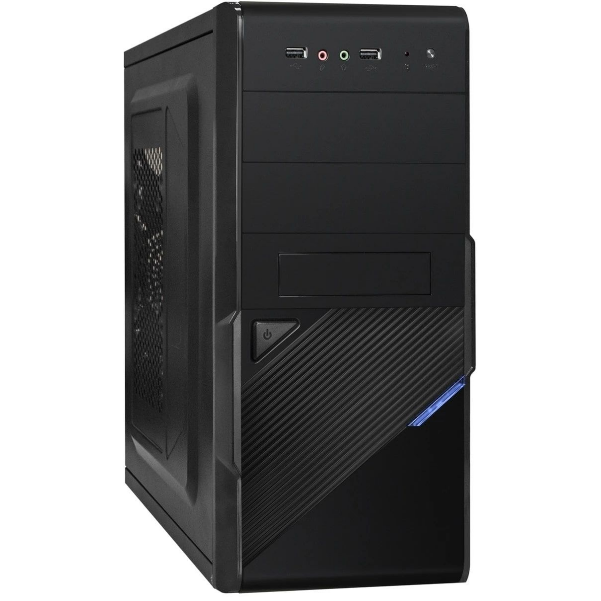 Корпус для компьютера Exegate BA-201 EX284018RUS, черный, Mini-Tower