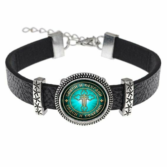 Славянский оберег, браслет, стекло