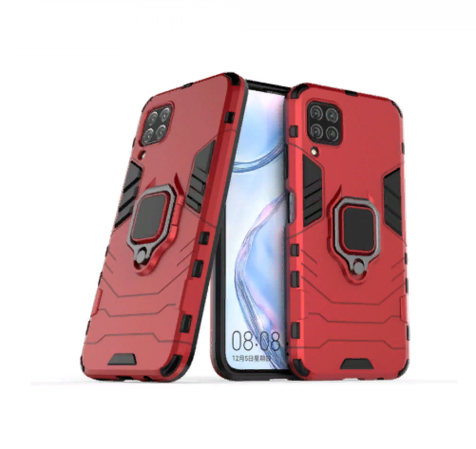 Чехол-бампер MyPads для Samsung Galaxy Note 10 Lite противоударный красный