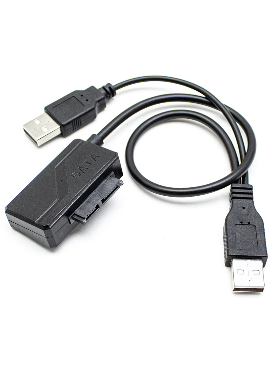 Переходник USB для CD/DVD привода ноутбука с интерфейсом SATA