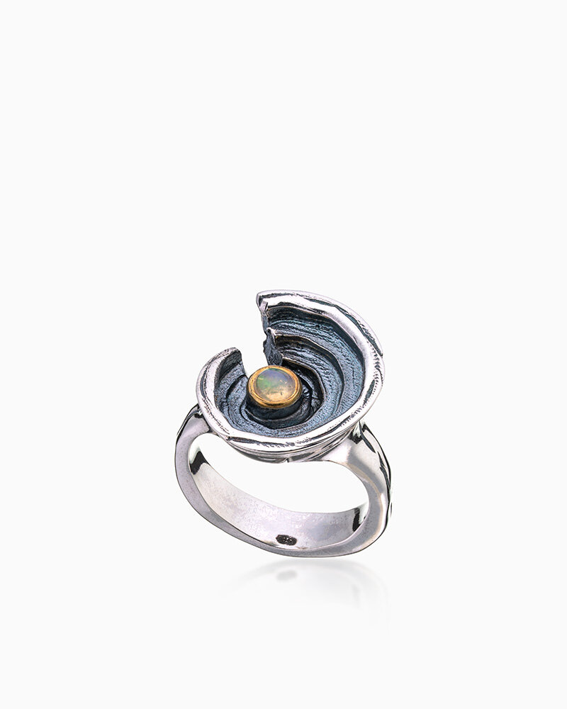 Кольцо SARKISSIAN, серебро, 925 проба, опал