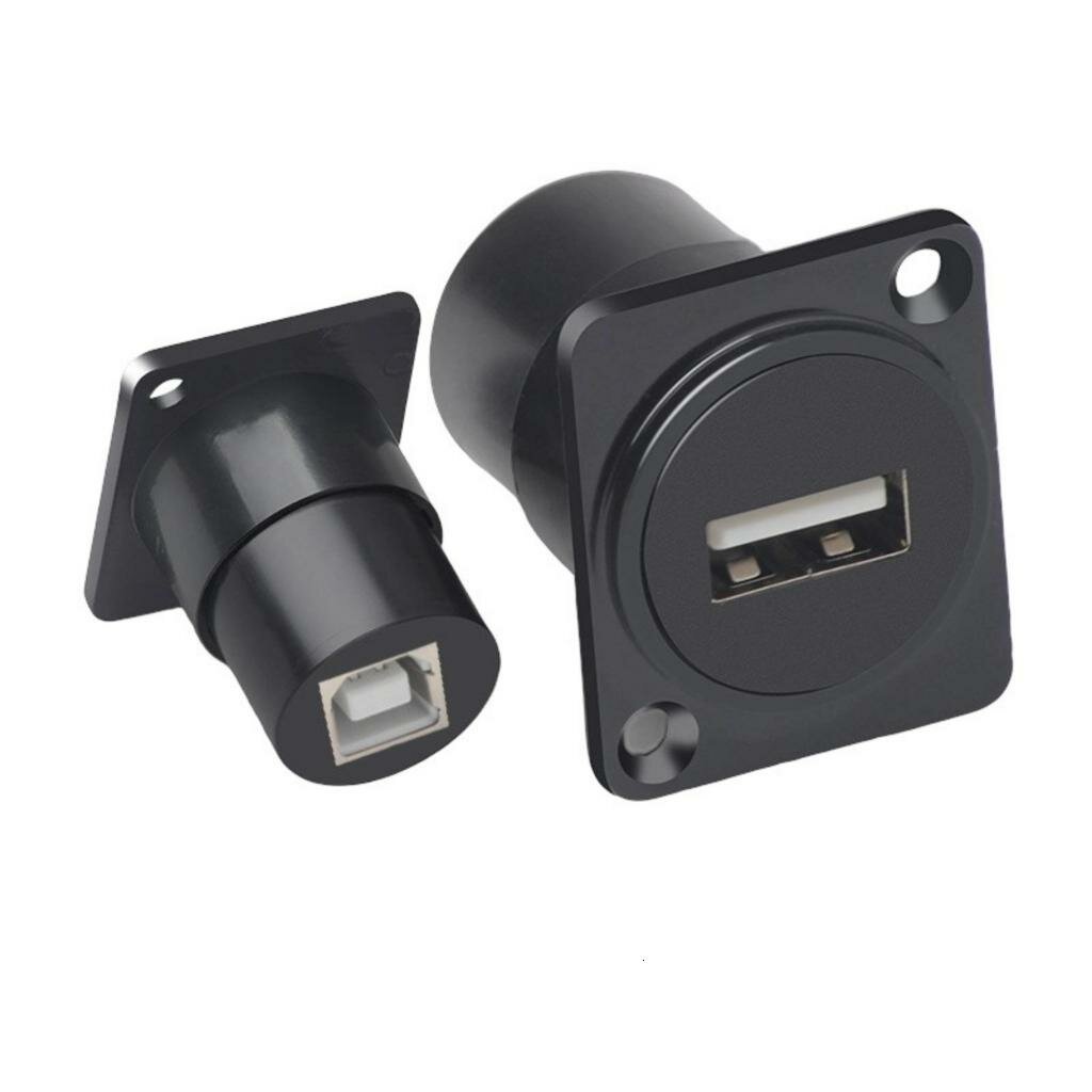 USB-разъёмы из металла и АБС для сканеров и жёстких дисков, от А до Б