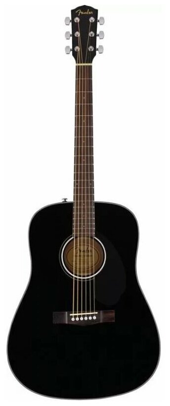 Акустическая гитара Fender CD-60S Black WN