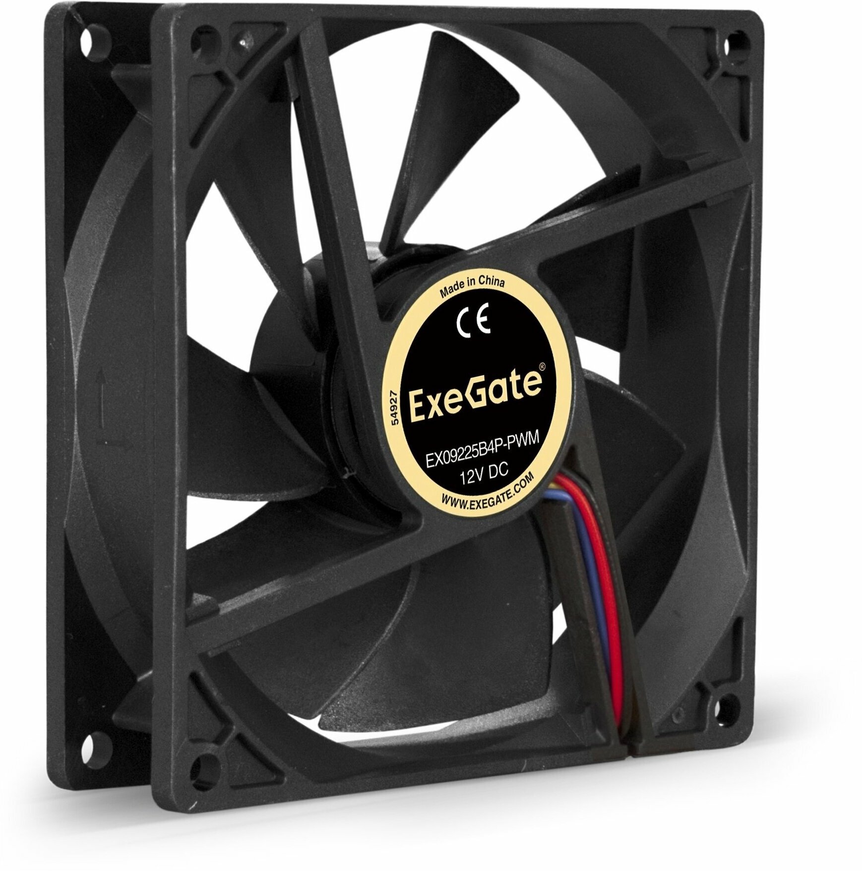 ExeGate Вентилятор ExeGate EX09225B4P-PWM d92мм, 800-2200об./мин. (питание от мат. платы) (oem)