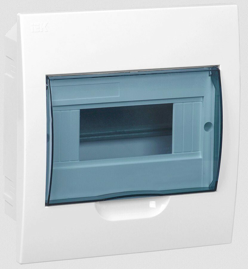 Бокс ЩРВ-П-8 модулей встраиваемый пластик IP41