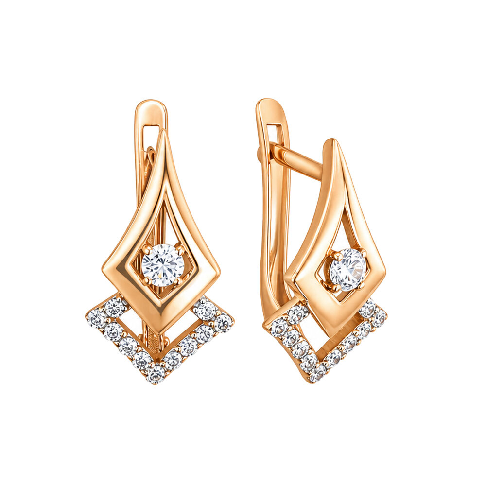 серьги из золота