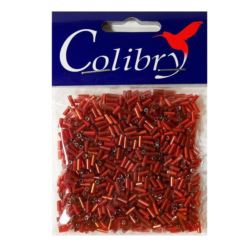 Бисер стеклярус Colibry 20 г, 2 шт, (19S)
