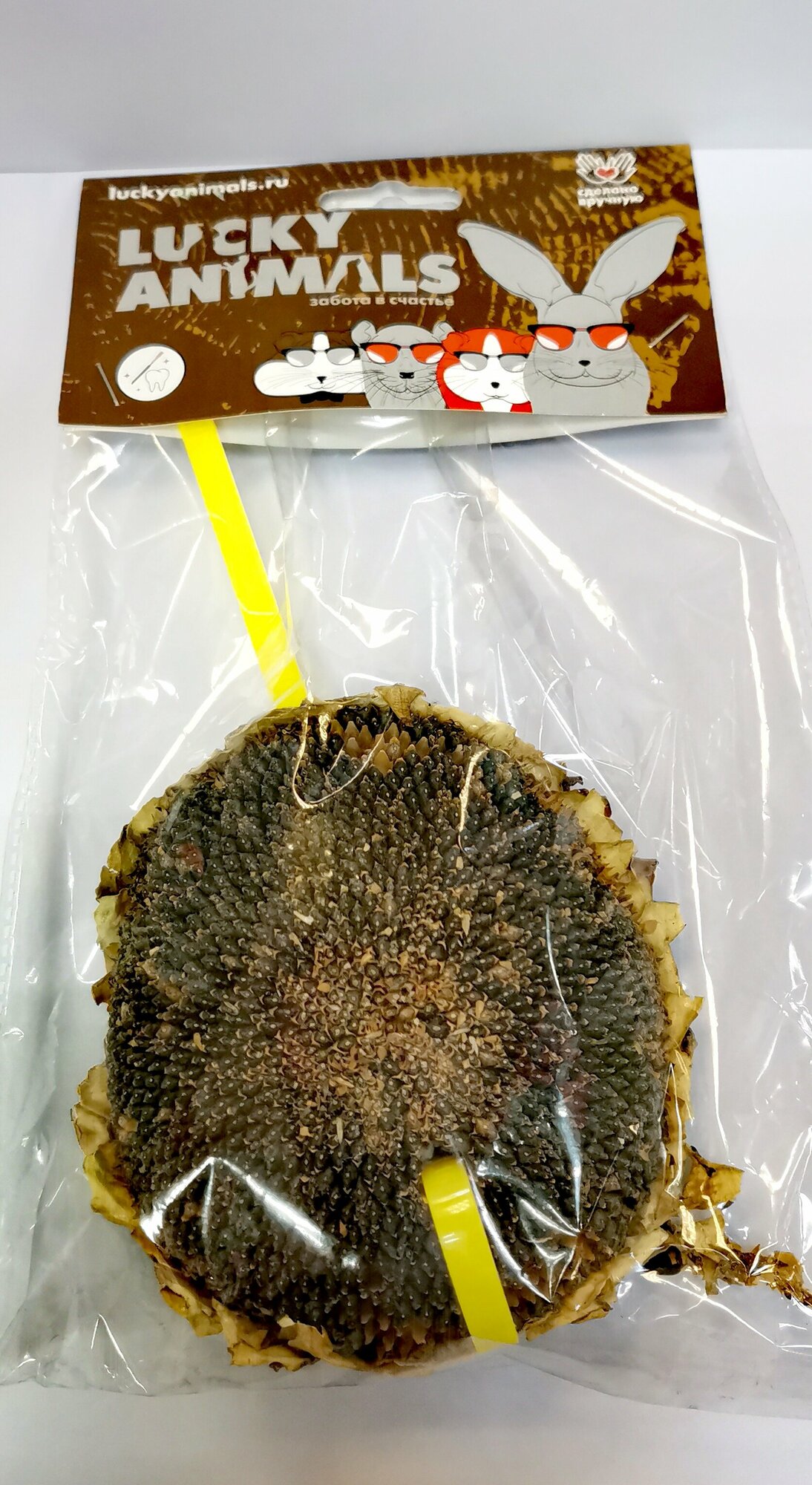 Подсолнух лакомство для птиц и грызунов 1уп*1шт LUCKY ANIMALS