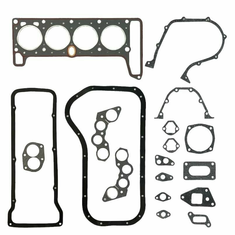 Комплект прокладок двигателя ВАЗ-2101, 2103, 2107 (пгбц с герметиком) полный (16 наименований)