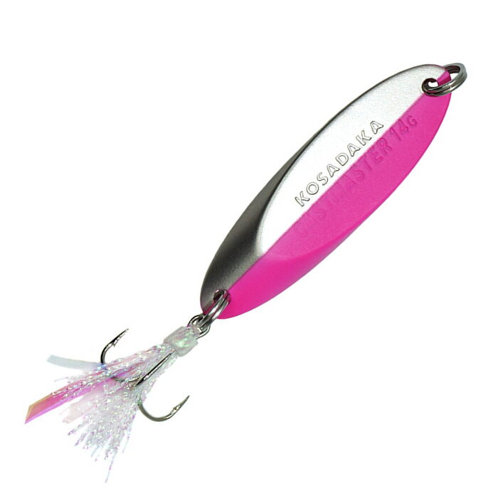 Блесна CASTMASTER "Kosadaka" 11г, цв. матовое серебро/розовый