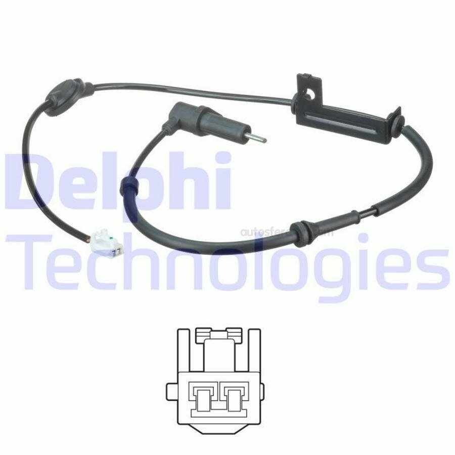 DELPHI SS20538 Датчик ABS задний (слева)