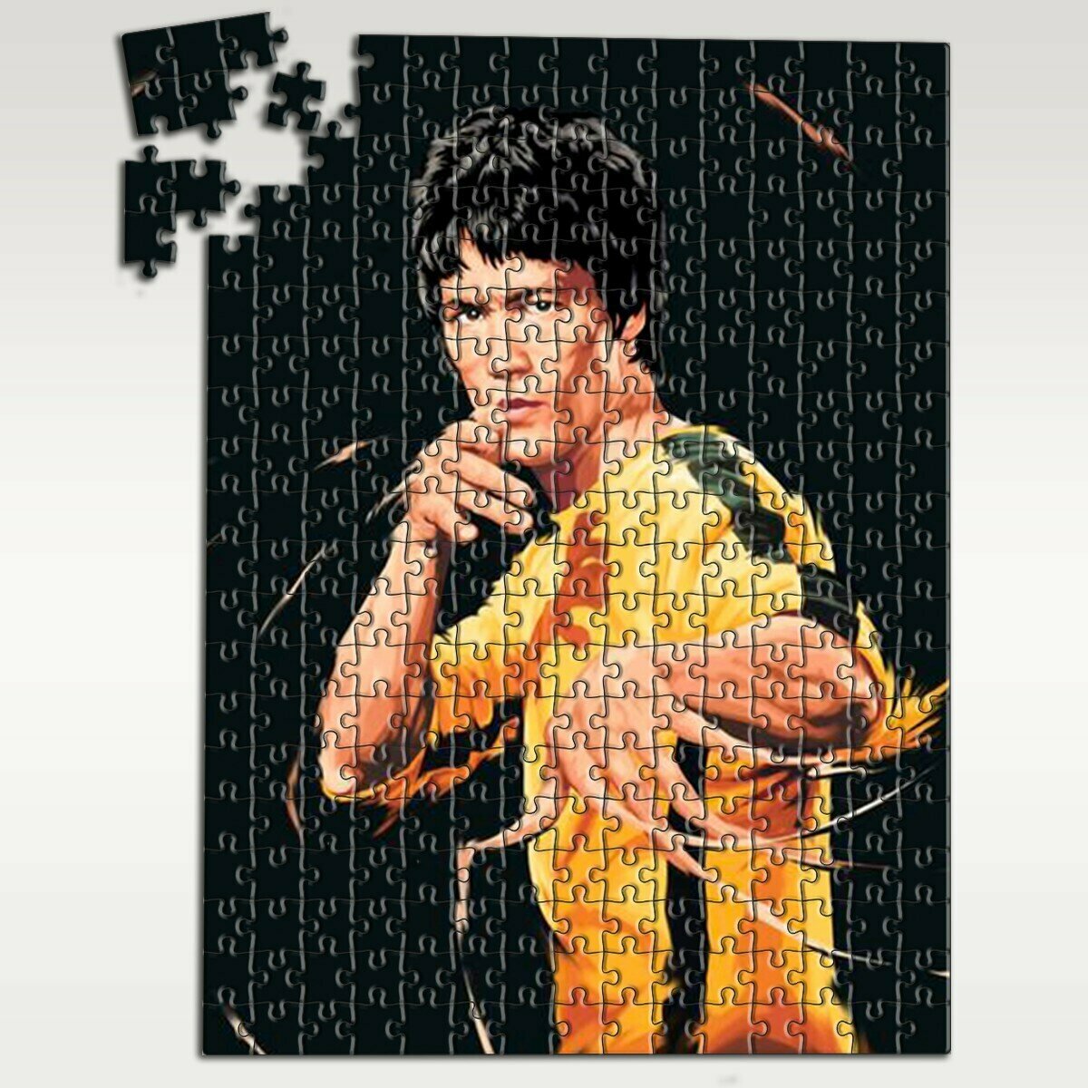 Пазл картонный А3: модель Знаменитости Брюс Ли Кунг Фу - 7488 П