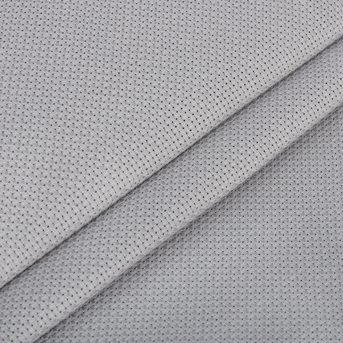 K04 "Gamma" Aida №14 цв. Фасовка 100% хлопок 150 x 100 см ± 2 см св-серый