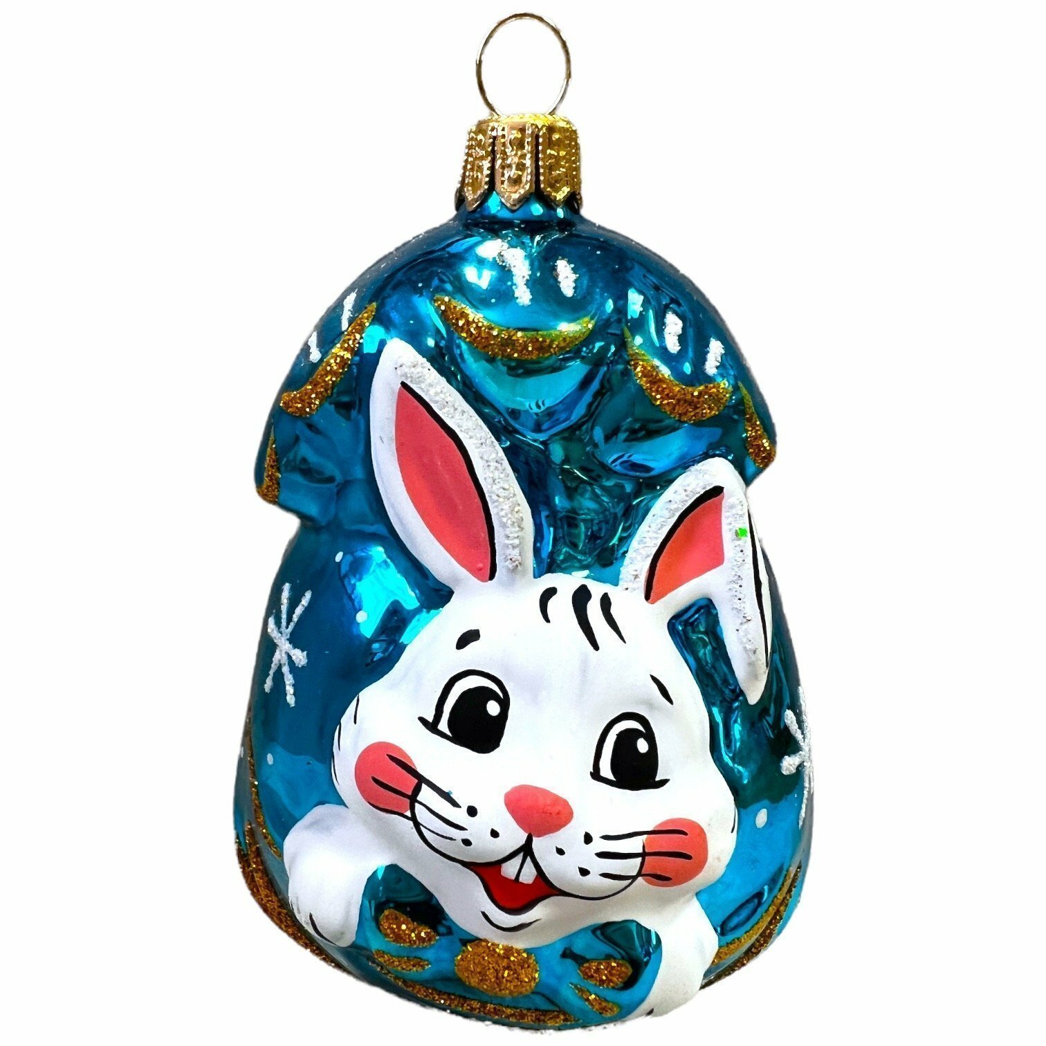 Ёлочная игрушка "Подарок Кролик" (Ёлочка)