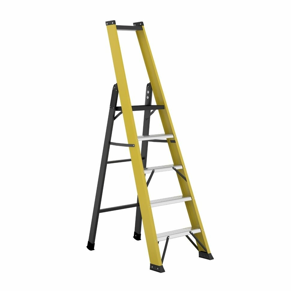 Диэлектрическая Стремянка Svelt Smart-5, Рабочая Высота 1.95 М, Нагрузка 150 Кг.