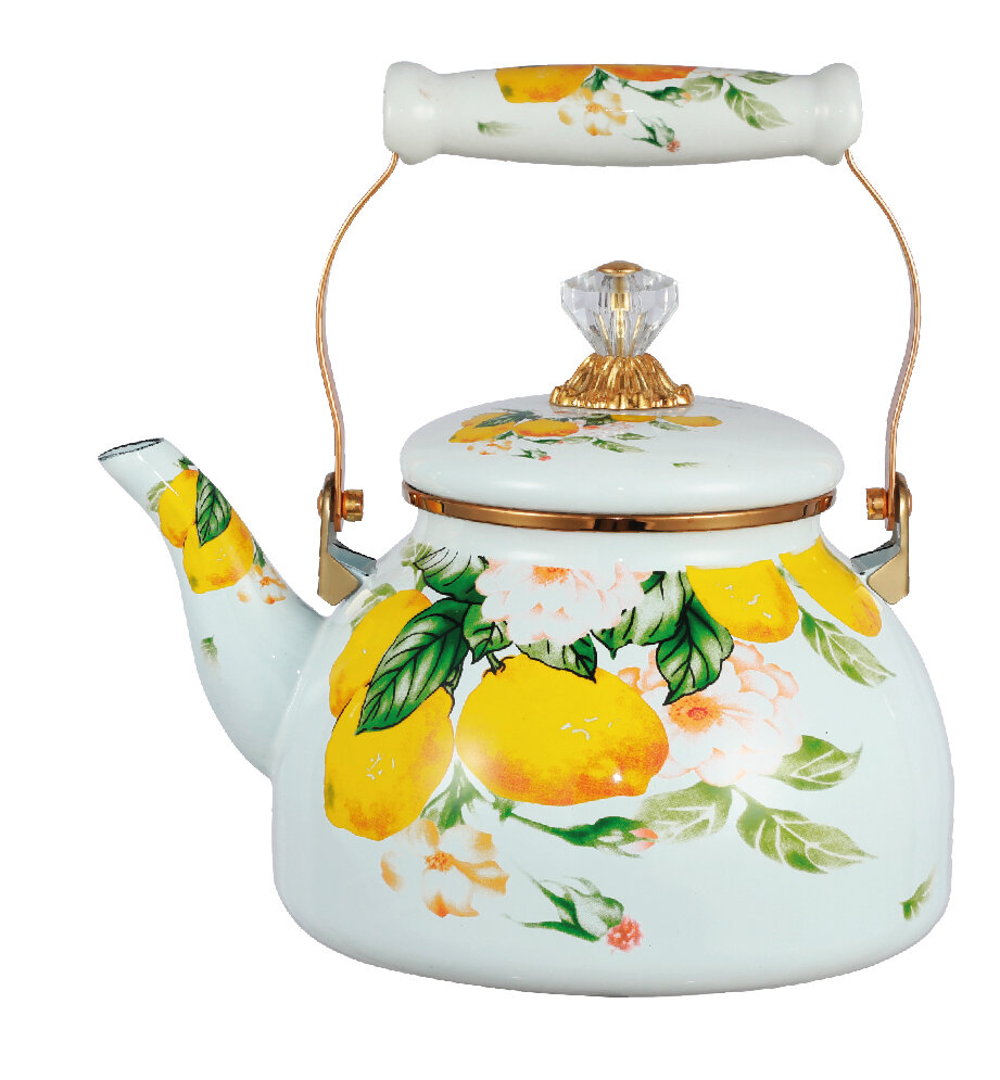 Чайник Kelli KL-4472 эмалированный. Объем: 3 литра.