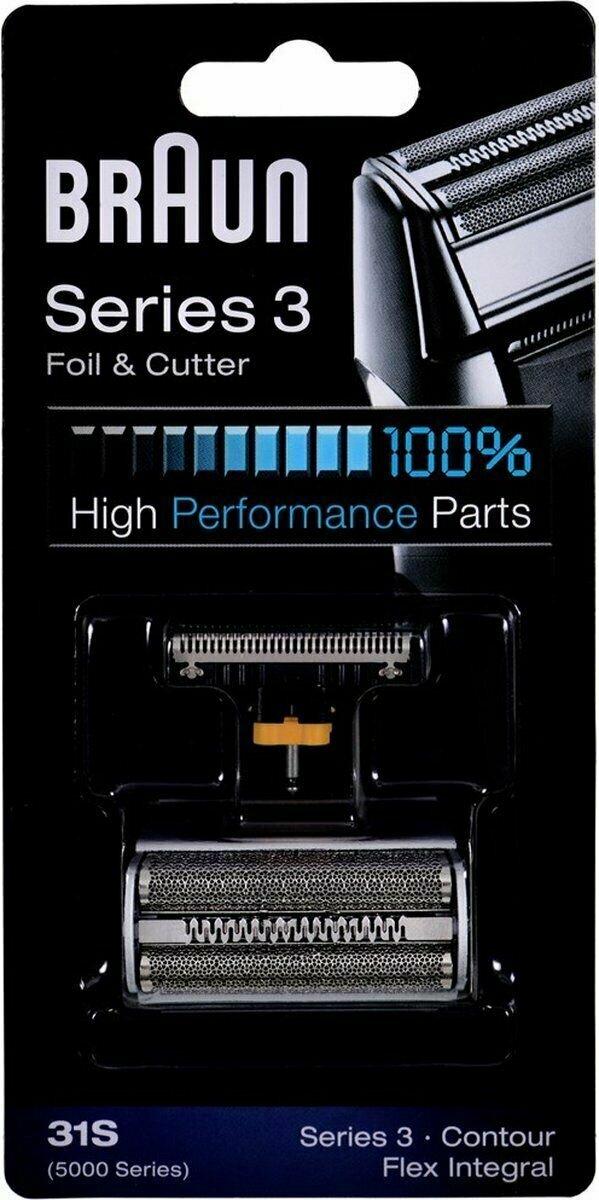 Сетка+режущий блок для бритв Braun 31S Series 3, Contour, Flex XP, Flex Integral, 4210201072829
