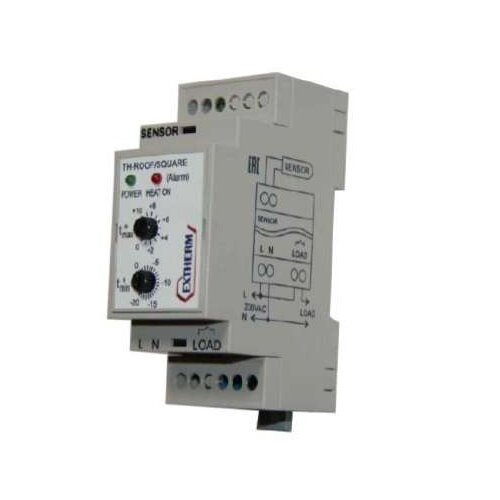 Термостат механический 16А для систем антиобледенения на DIN-рейку Th-roof EXTHERM EXTHERM TH-ROOF (1 шт.)