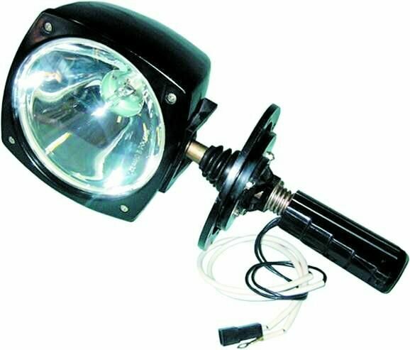 Фара-прожектор круглая 12В с рукояткой