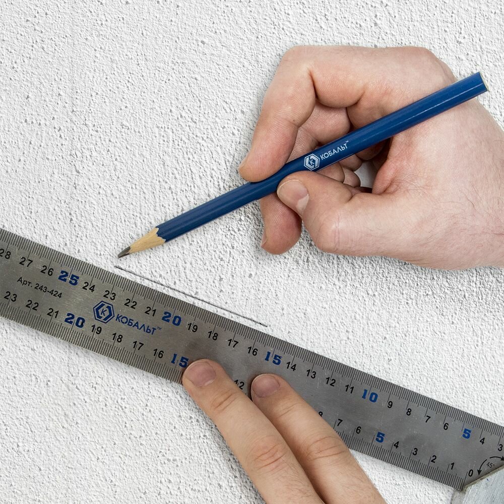 Карандаш строительный кобальт 180*10 мм (1 шт.) (793-145), шт