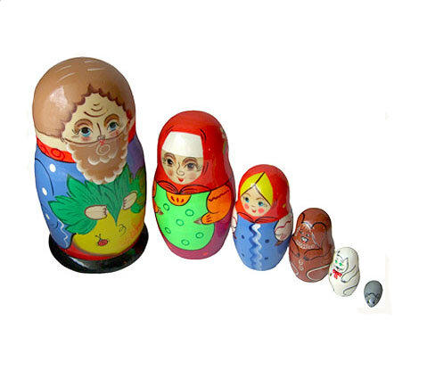 Матрешка Репка 6 перс. арт. Р45/748 (РНИ) /30