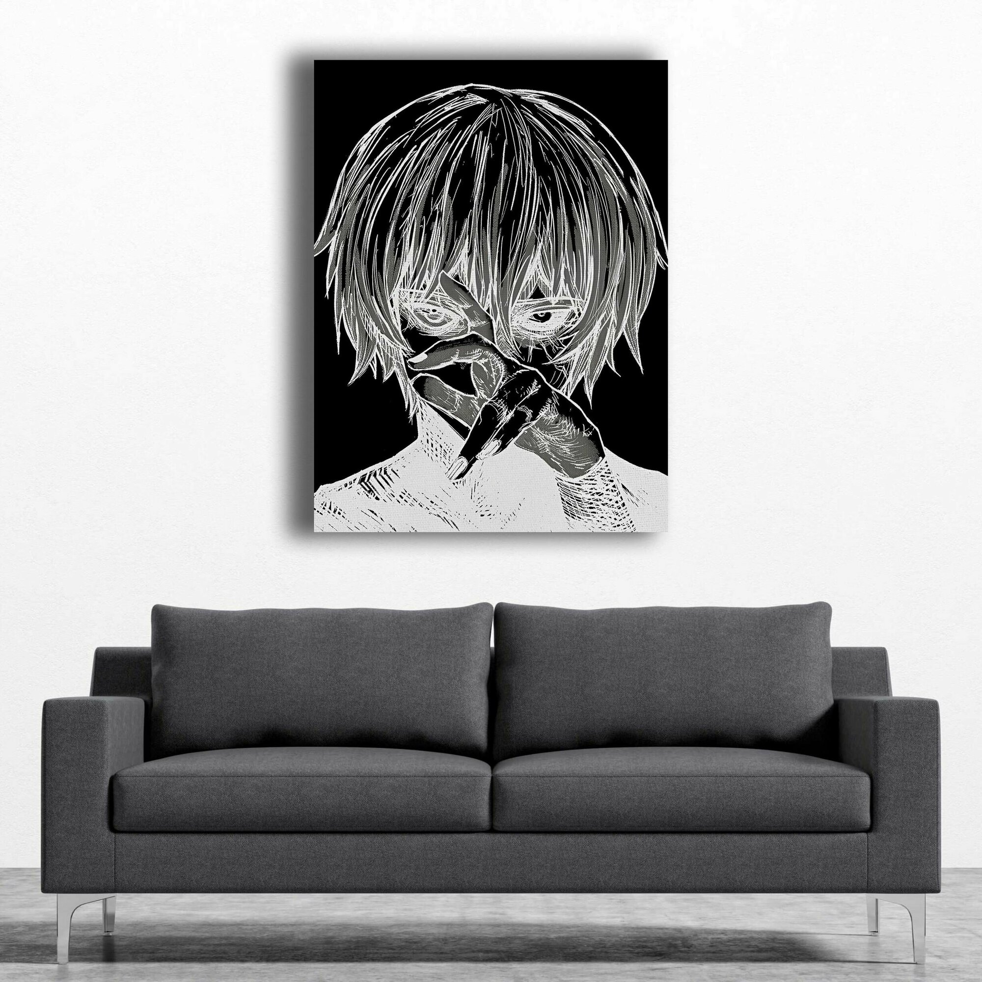 Интерьерная картина на холсте / dead inside / zxc 50*70