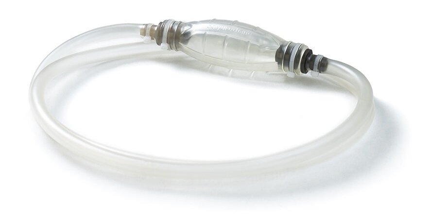 Шланг для перекачки топлива в сборе (груша, шланг + 4 хомута) длина 1.5 м арт 07298