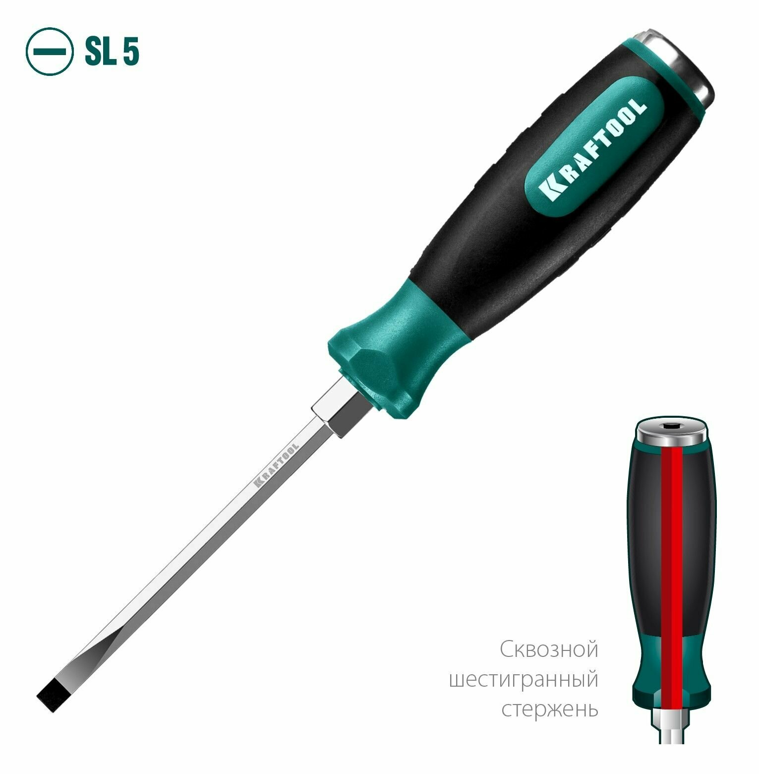 Ударная отвертка KRAFTOOL Impact SL 5 CrMo
