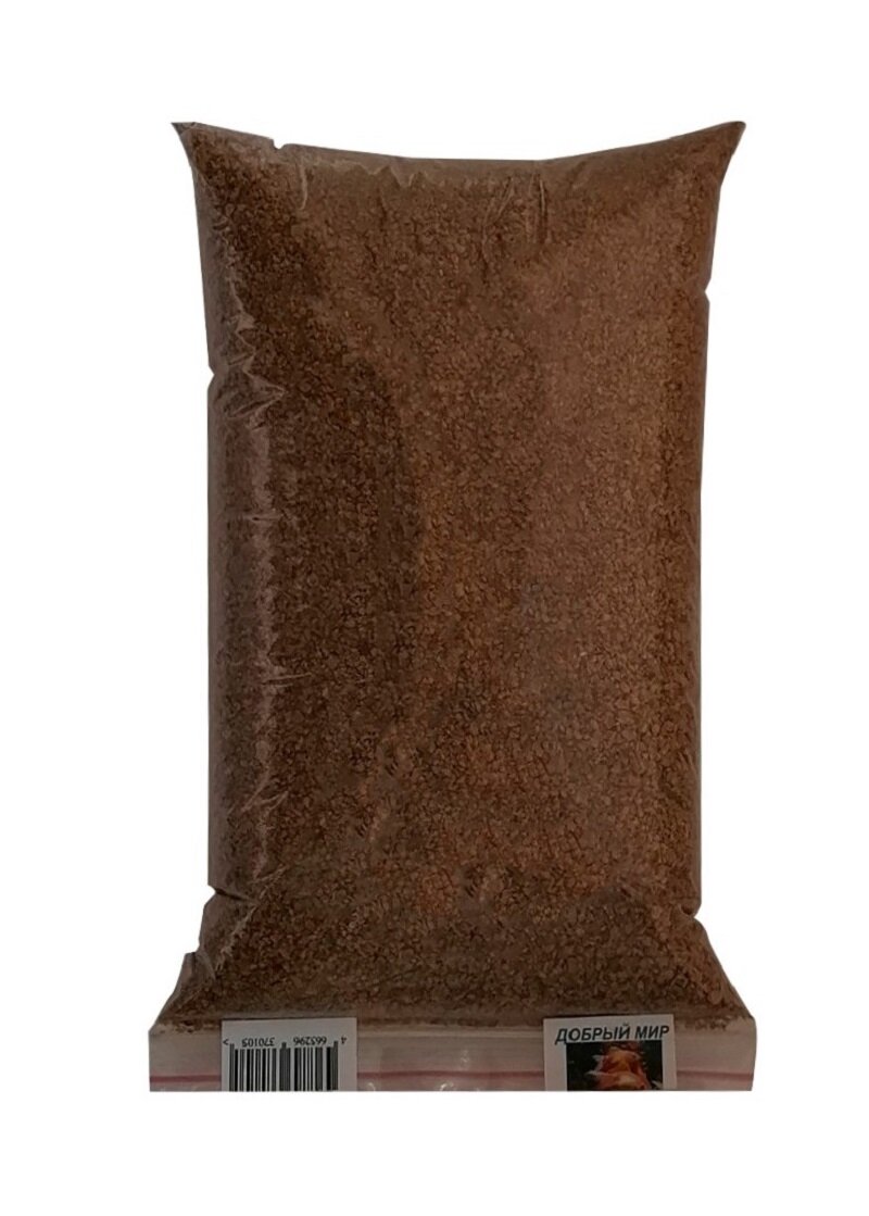 Корм для рыбок Добрый мир - дафния и гаммарус измельченный, 195 гр