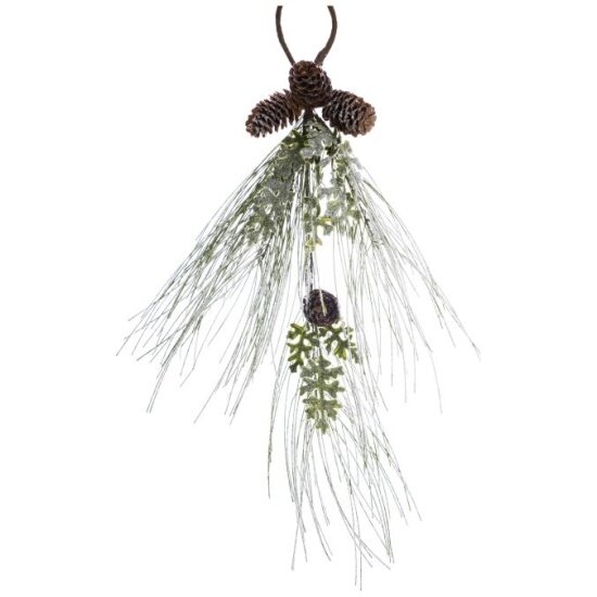 Новогоднее подвесное украшение Magic Time с сосновыми шишками 52x20x6 см