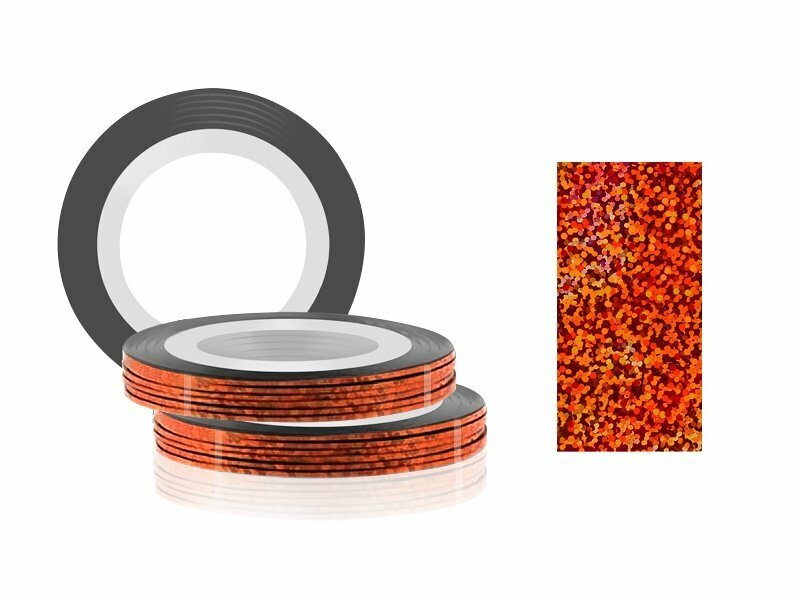 Jessnail Фольга для дизайна ногтей в рулоне 20м*0,8мм, кофе голография (74747)