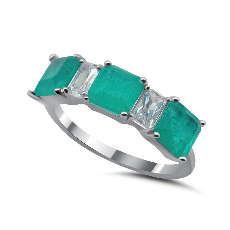 Кольцо, серебро, 925 проба, фианит