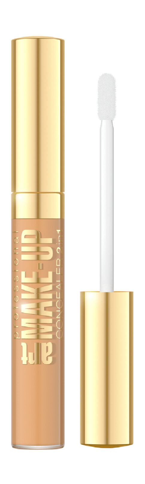 EVELINE Корректор 2в1 светоотражающий хайлайтер & корректор Art Professional Make-Up, 7 мл, 05 Nude