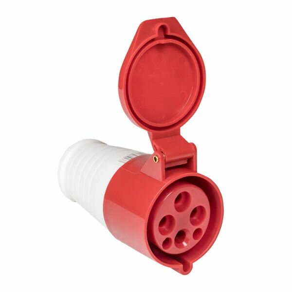 Розетка переносная 214 3Р+РЕ 16А 380В IP44 EKF, ps-214-16-380