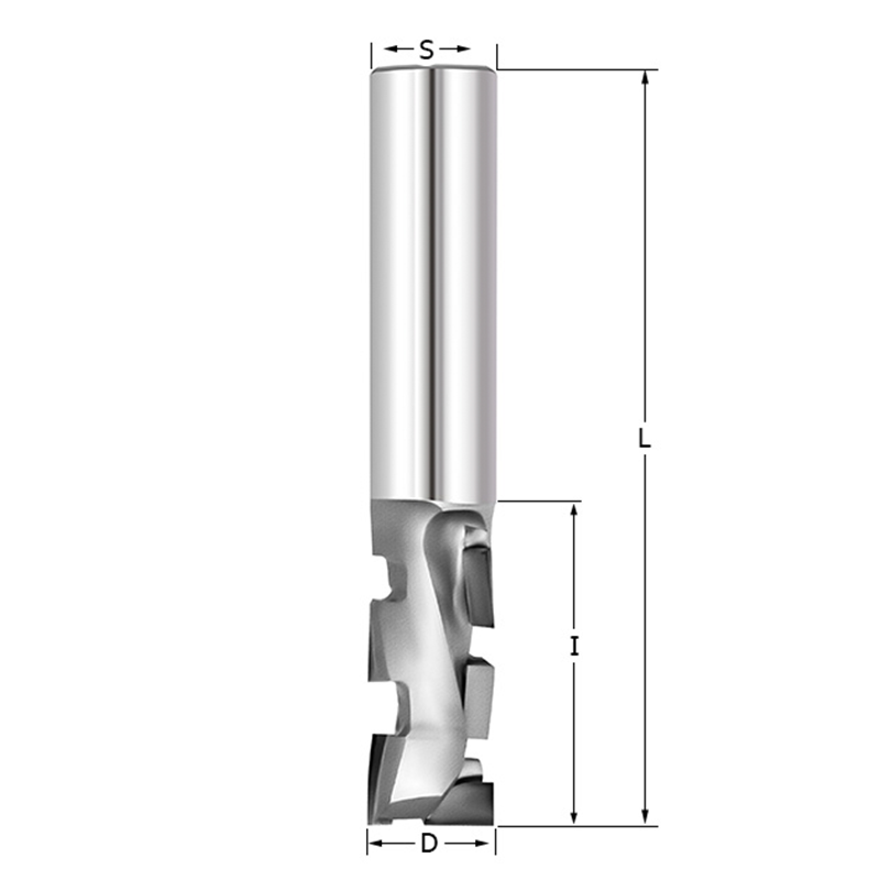 Фреза алмазная D18x43x105 S20(1+1)Z(6 алмазных зубьев + 1 алмазный врезной)ROTIS 110.1820432