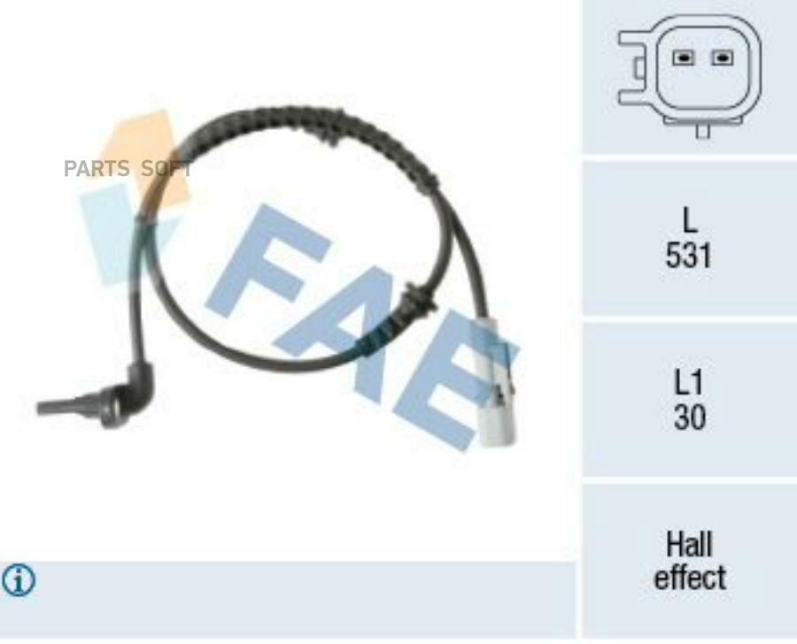 FAE 78520 Датчик ABS GM ()