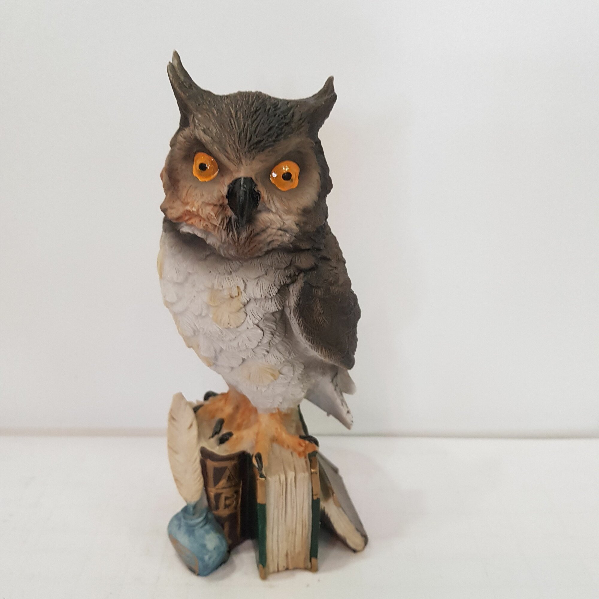 Статуэтка декоративная "Сова на Книгах" 15х8х6см 5544